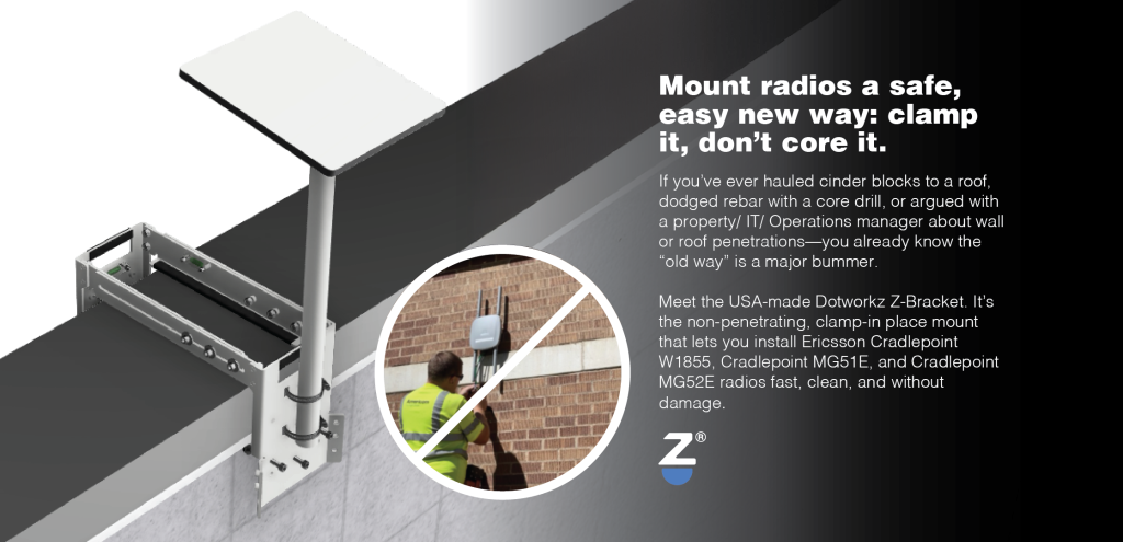 5G Carriers take notice - The NEW Z-Bracket clamps down on labor costs ...